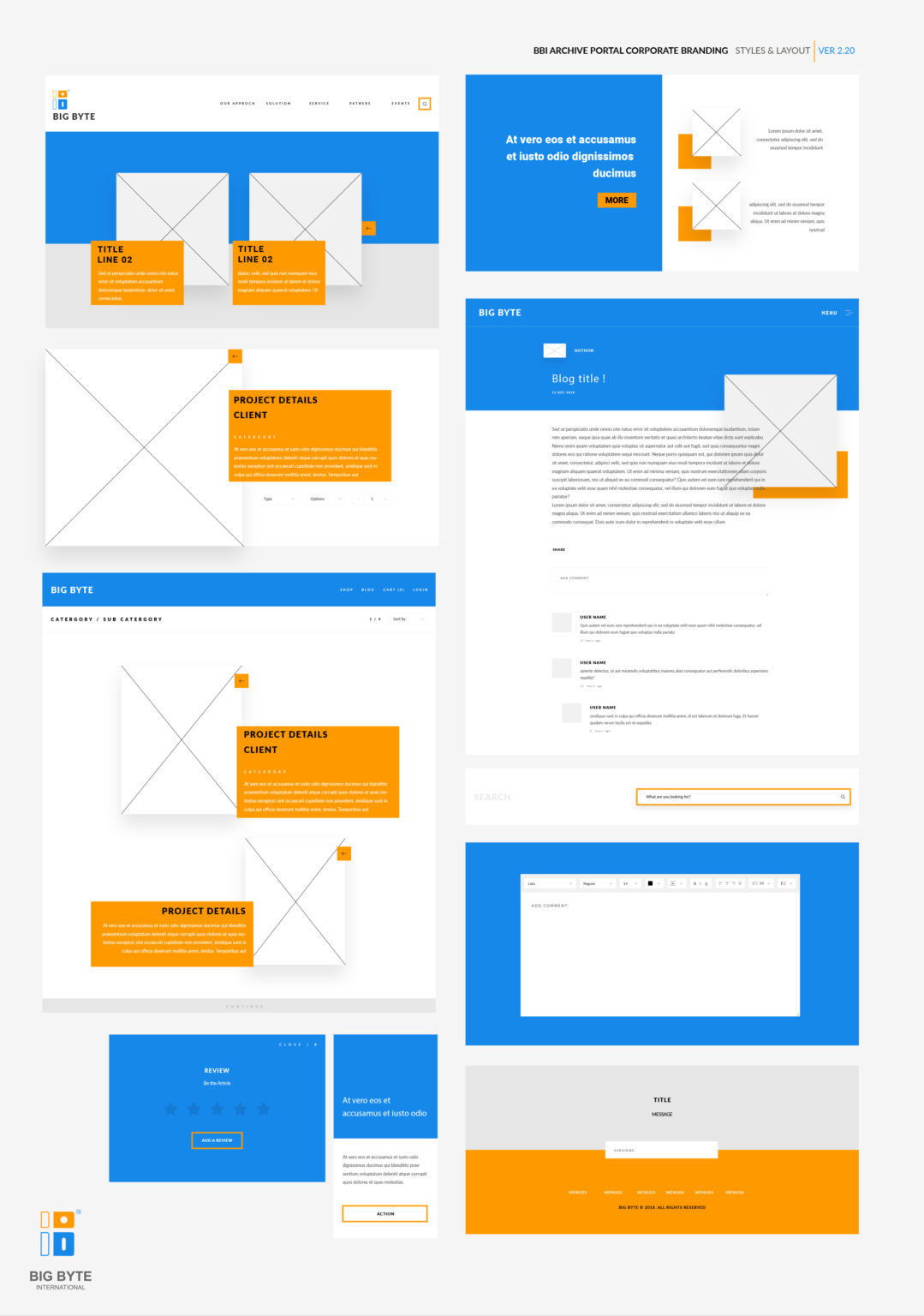 BBI Web Layout Style Guide Wire Frame Sample – sasi-kumar.com